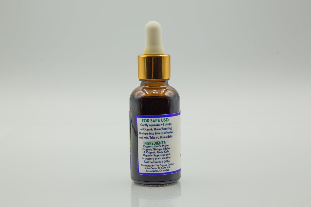 Organic Brain Boosting Tincture – The Organic Option